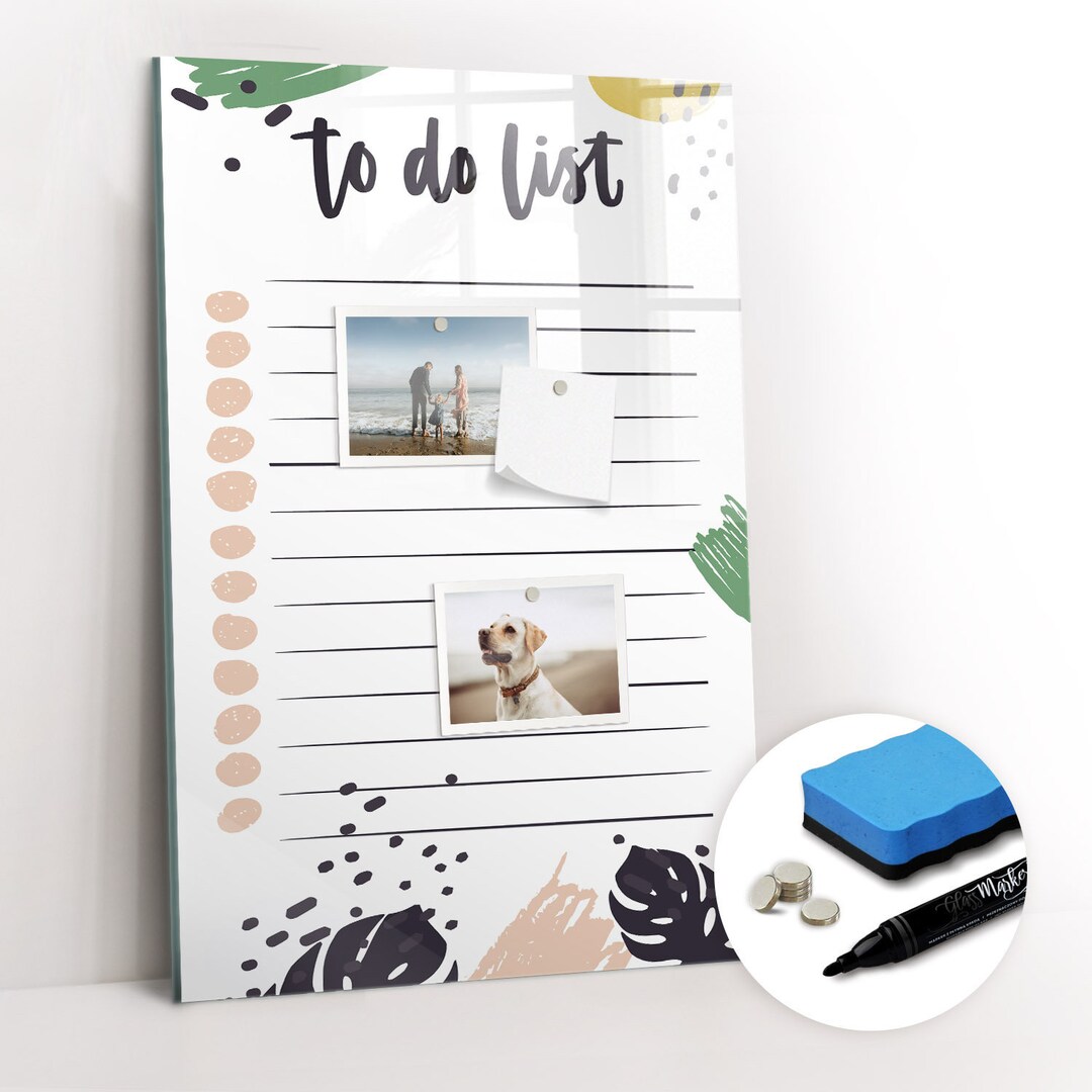To Do List Magnetic Board, Timetable, Multicolour Note Board, Command ...