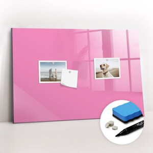 Pink Color Magnetic Board, Command Center, Pink Display Board, Wall ...