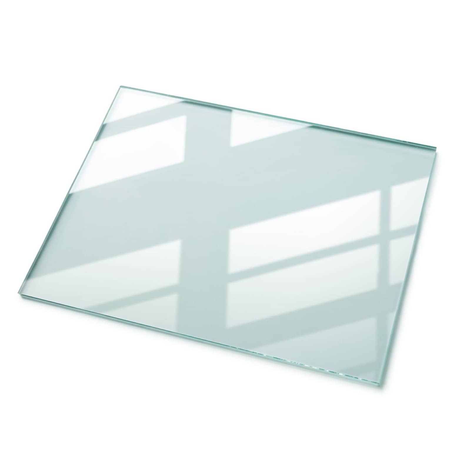 Rectangle See-through Glass Table Top, Round Glass Table Cover, Scratch ...