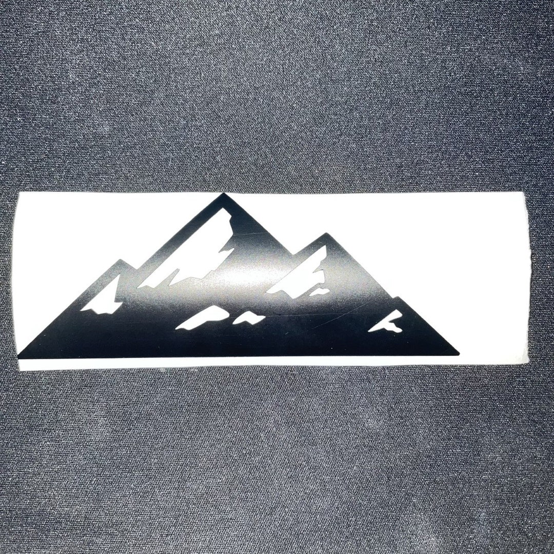 Mountain Range Decal - Etsy