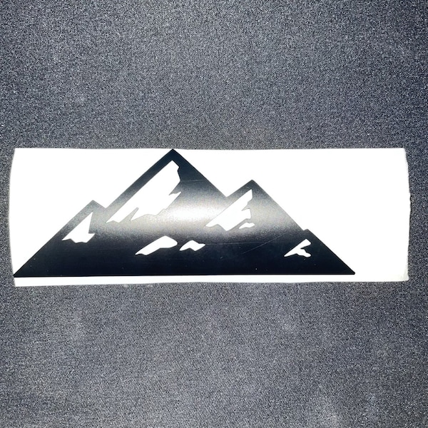 Mountain Car Decal - Etsy UK