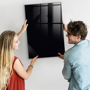 Black Note Board, Black Color, Large Magnetic Board, Memo Board ...