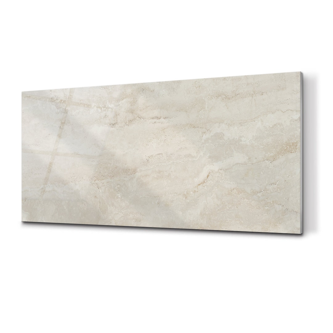 Marble Stone Texture Backsplash, Beige Splashback for Kitchem, Orange ...