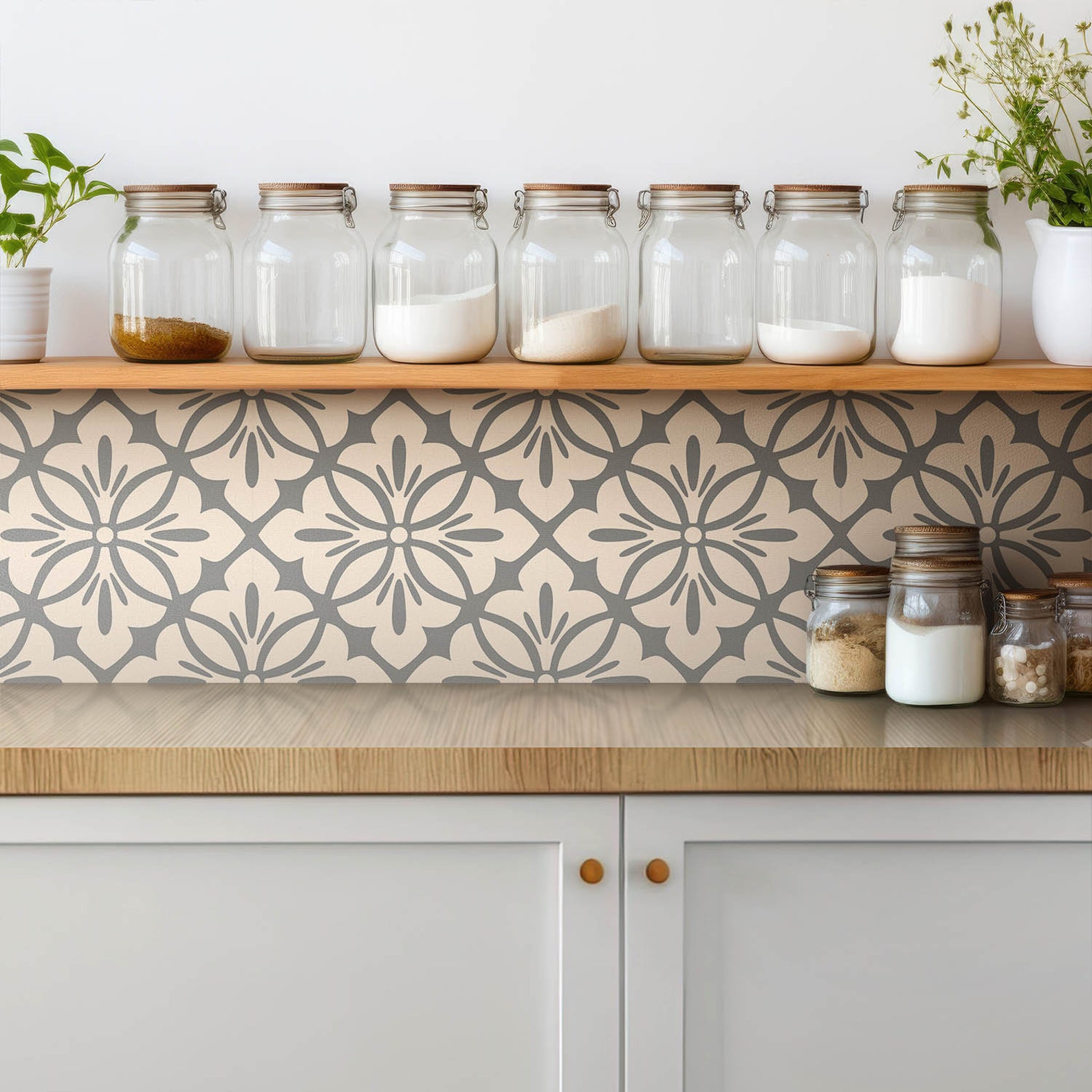 Decorative Shapes Tile Stickers, Peel and Stick Tiles, Mosaic Tile ...