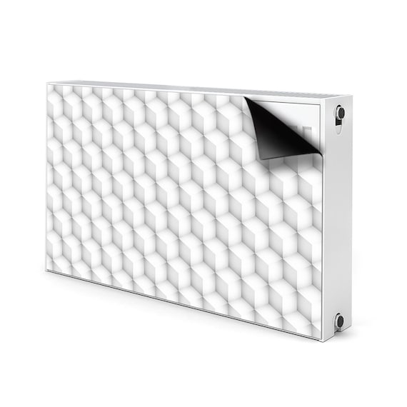 Cubes Pattern Heating Cover White Radiator Cover for Home | Etsy