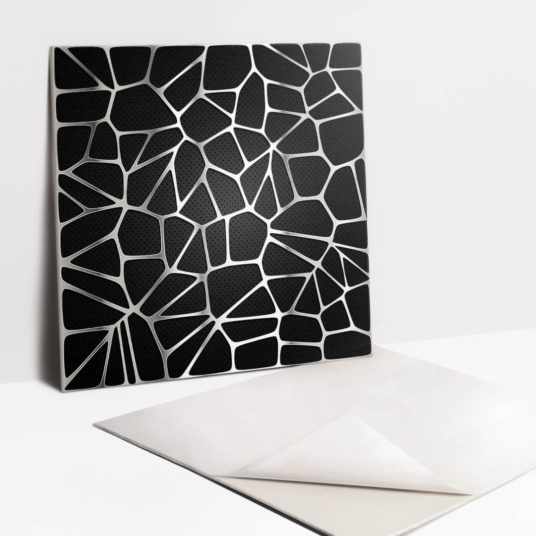 Modern 3D Structure Tile Stickers, Peel and Stick Tiles, Abstraction ...