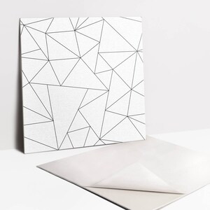 Line Structure Tile Stickers, Peel and Stick Tiles, Abstraction Tile ...