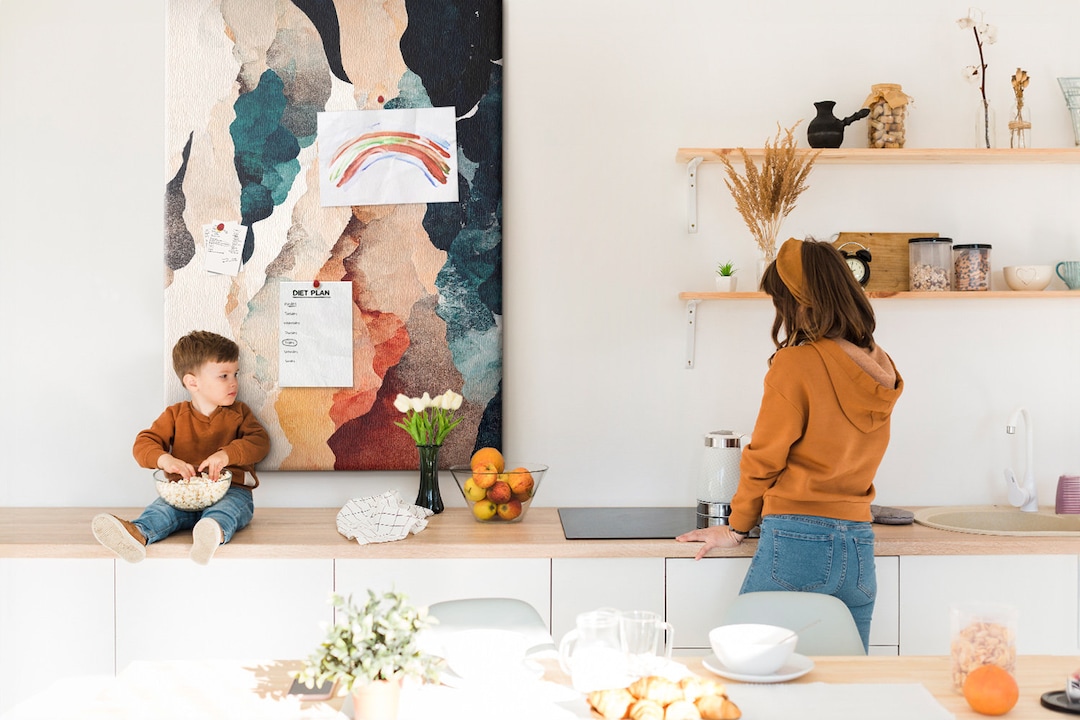 Abstract Landscape, Bulletin Board, XXL Student's Notes Board ...