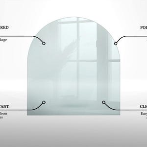 Round Tempered Glass Fireplace Hearth, Minimalist Hearth Extension ...