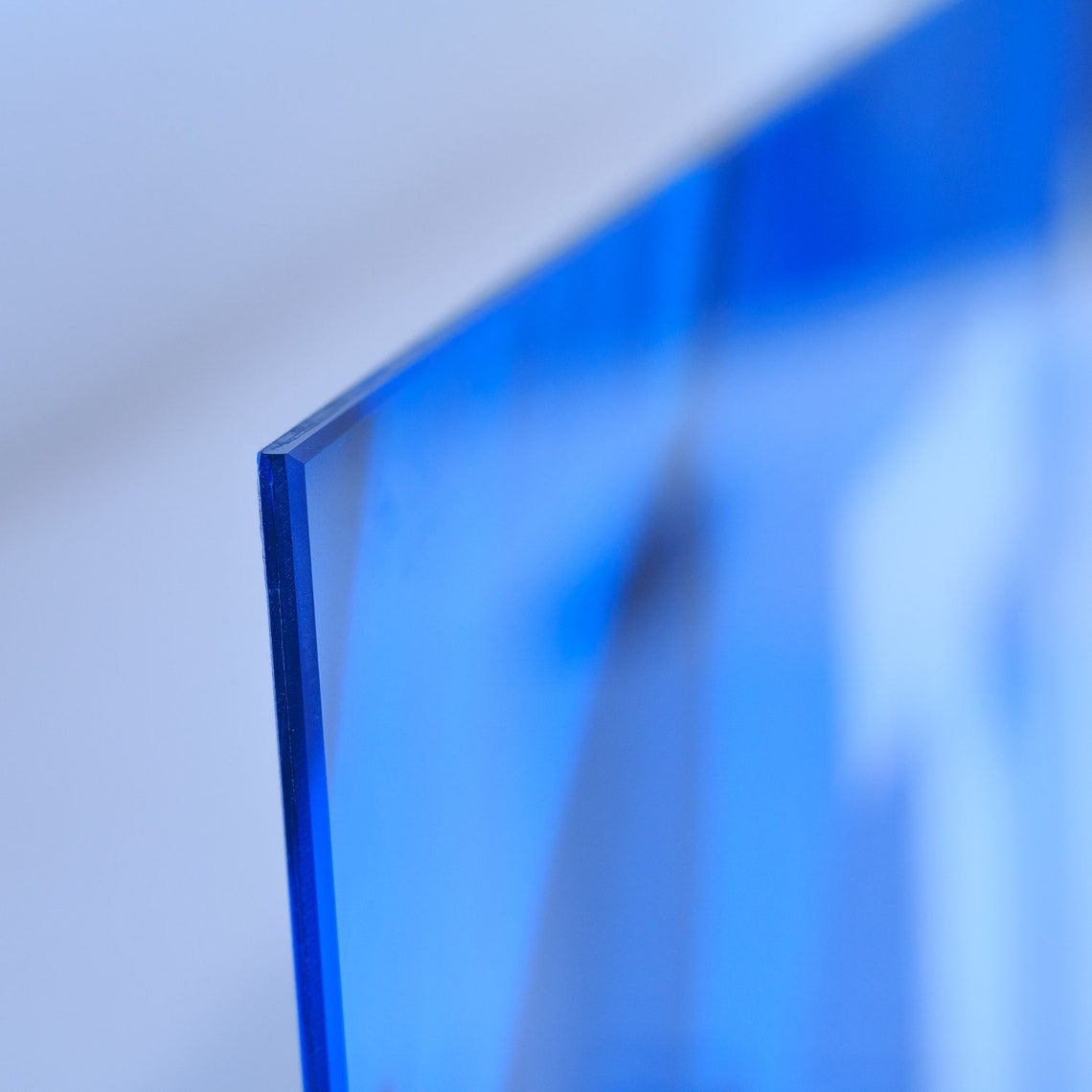 Abstract Waves Backsplash, Blue Wall Tempered, Turquoise Glass ...