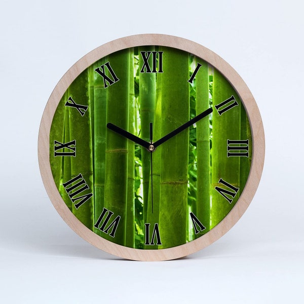Bamboo Clock - Etsy