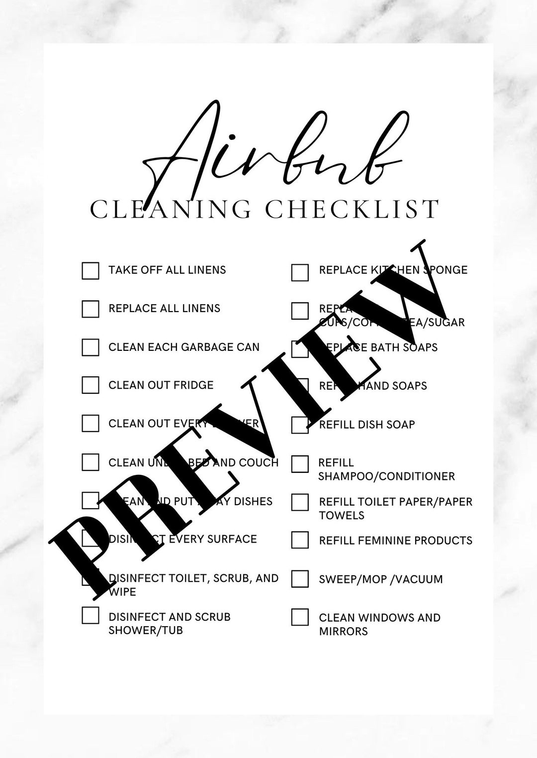 Airbnb Cleaning Checklist Etsy airbnb-cleaning-checklist-etsy