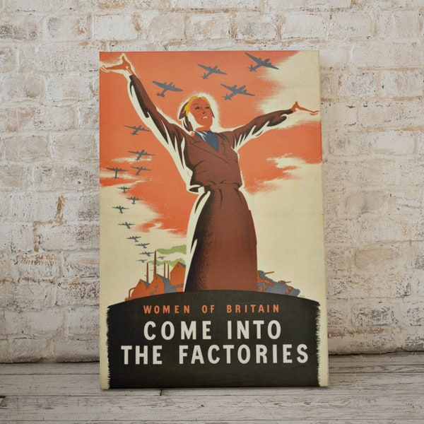 Ww2 Posters Women - Etsy UK