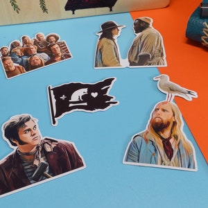 Our Flag Means Death Fridge Magnets Die-cut Glossy Lucius Buttons ...