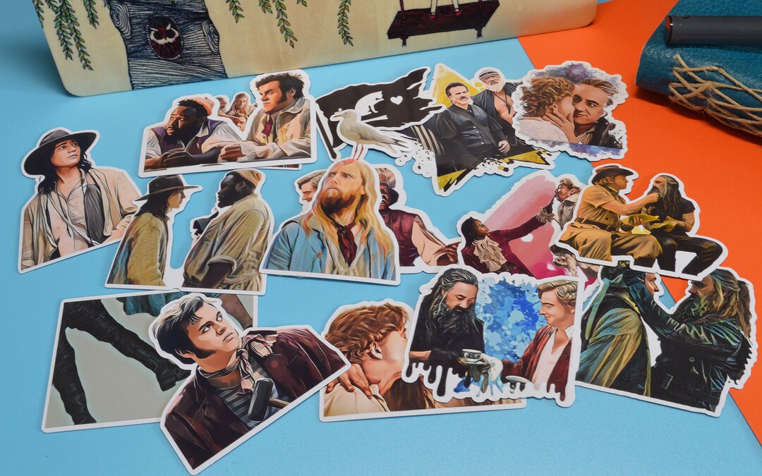 Our Flag Means Death Fridge Magnets Die-cut Glossy Lucius Buttons ...