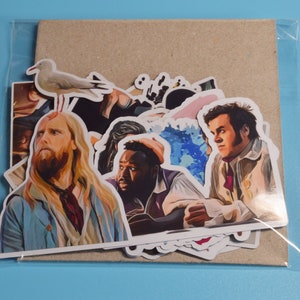 Our Flag Means Death Fridge Magnets Die-cut Glossy Lucius Buttons ...