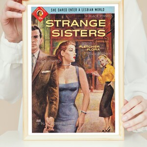 Lesbian Pulp Print Wall Art | Strange Sisters | LGBTQ | LGBTQIA | Queer ...