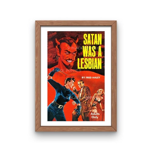 Pulp Cover Art Lesbian Pulp Poster Lesbian Art Lgbtq Etsy