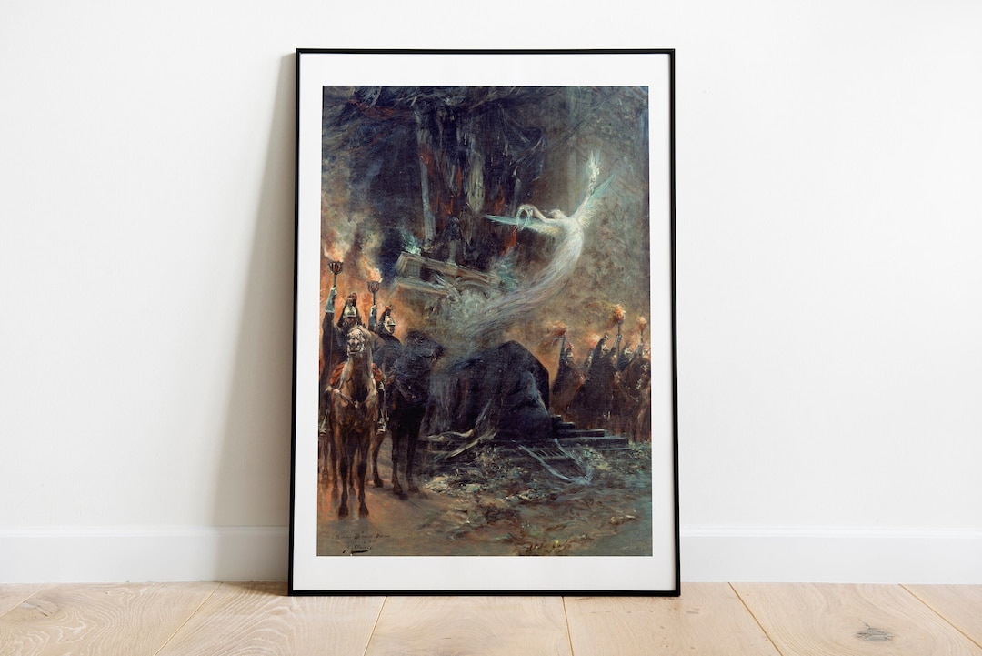 Mythology Art Print | Funeral of Victor Hugo Edgar Bundy | Surreal ...
