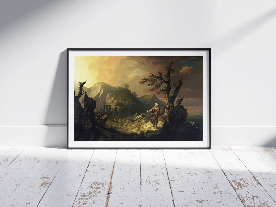 Mythology Art Print | the Last Bard by Thomas Jones | Surreal Fantasy ...