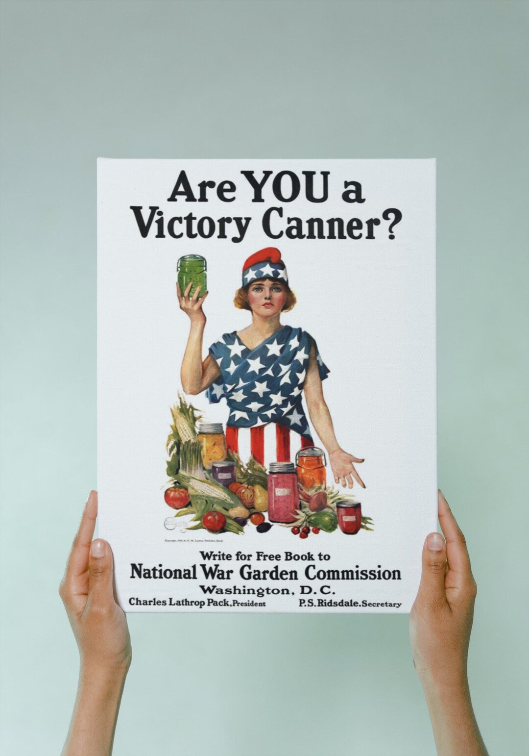 Propaganda Print Poster Reproduction | Victory Canner | Kitchen ...