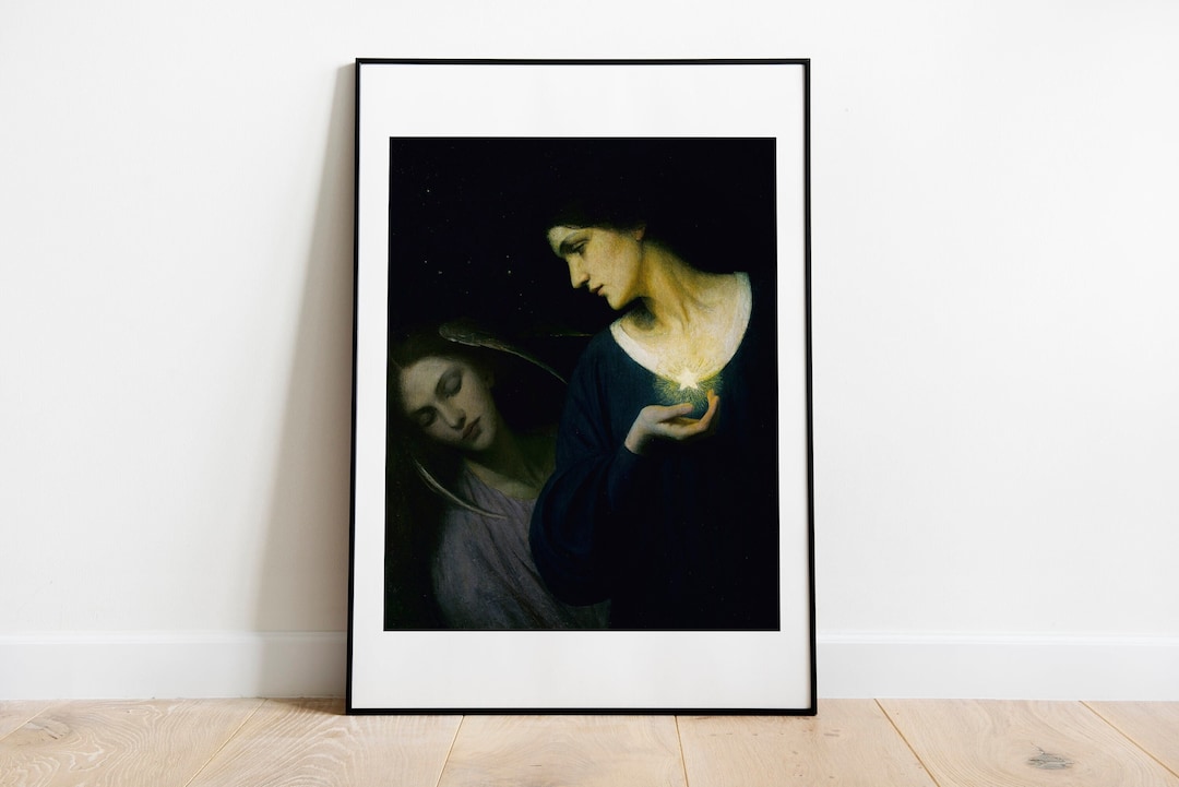Mythology Art Print | Night and Her Daughter Sleep by Mary Macomber ...