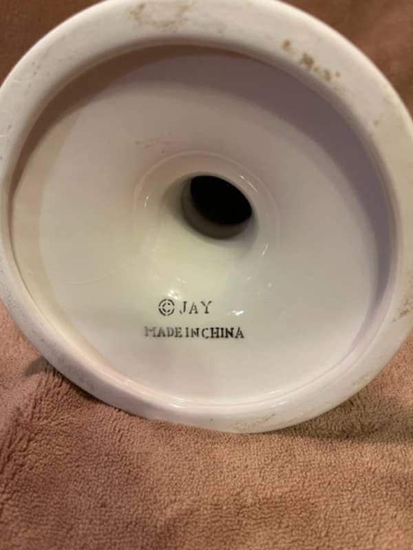 Vintage Ceramic Candlestick-jay Ceramics-tuscany Pattern - Etsy