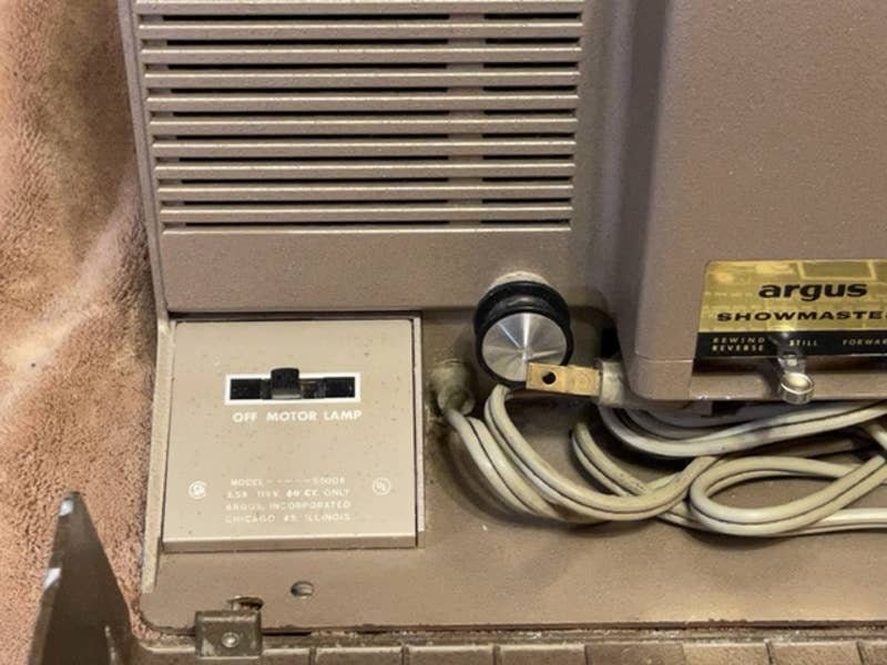 Vintage Argus Showmaster 500A Portable 8mm Film Auto Load Movie ...