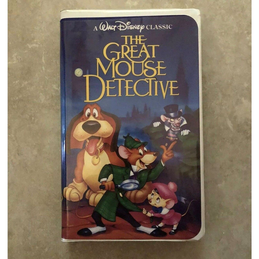 Disneys Great Mouse Detective Black Diamond Edition VHS - Etsy