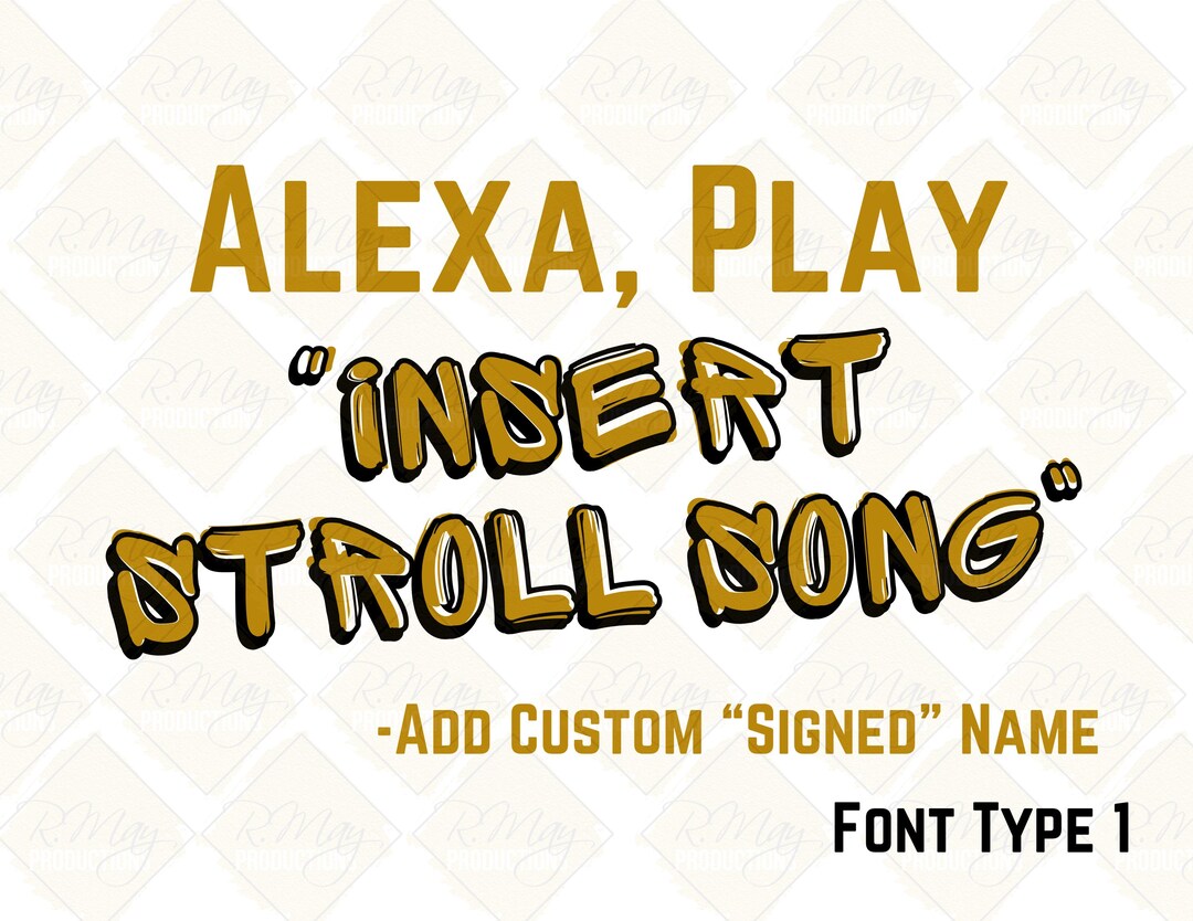 Alexa Play Custom D9 Order | Insert Your Favor Tie Stroll Song | D9 ...