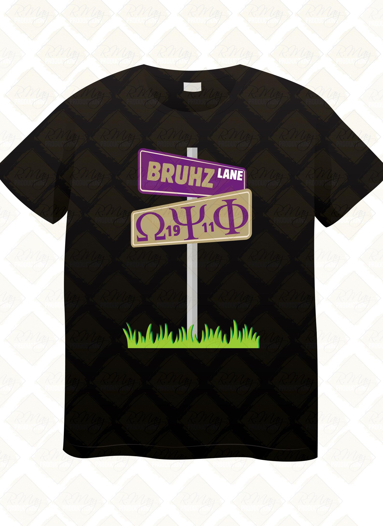 Omega Psi Phi Bruhz Design: T-shirt Print Bundle (digital Download, PNG ...