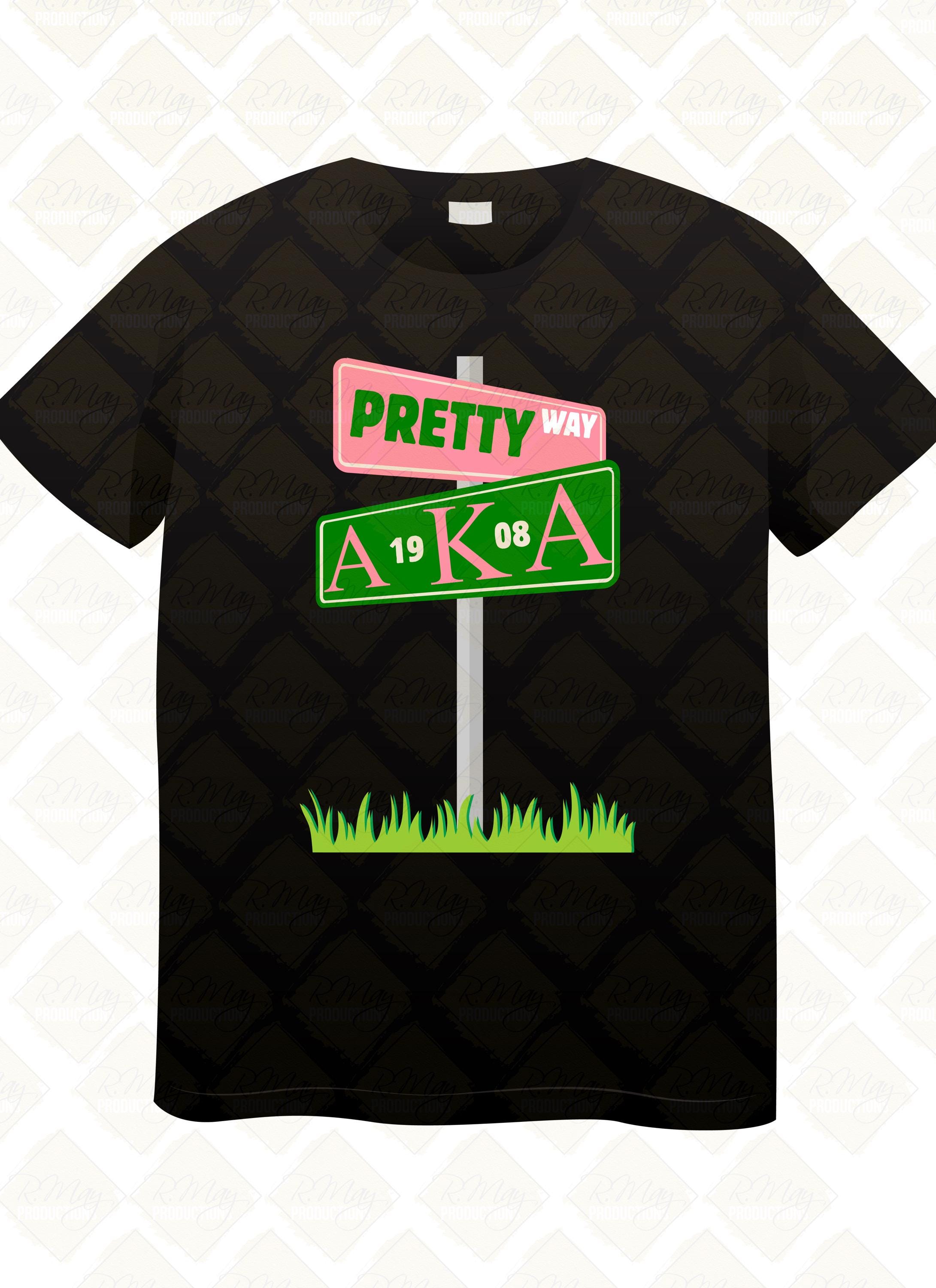 AKA 1908 Sorority Print Design: Alpha Kappa Alpha PNG, JPG (digital ...