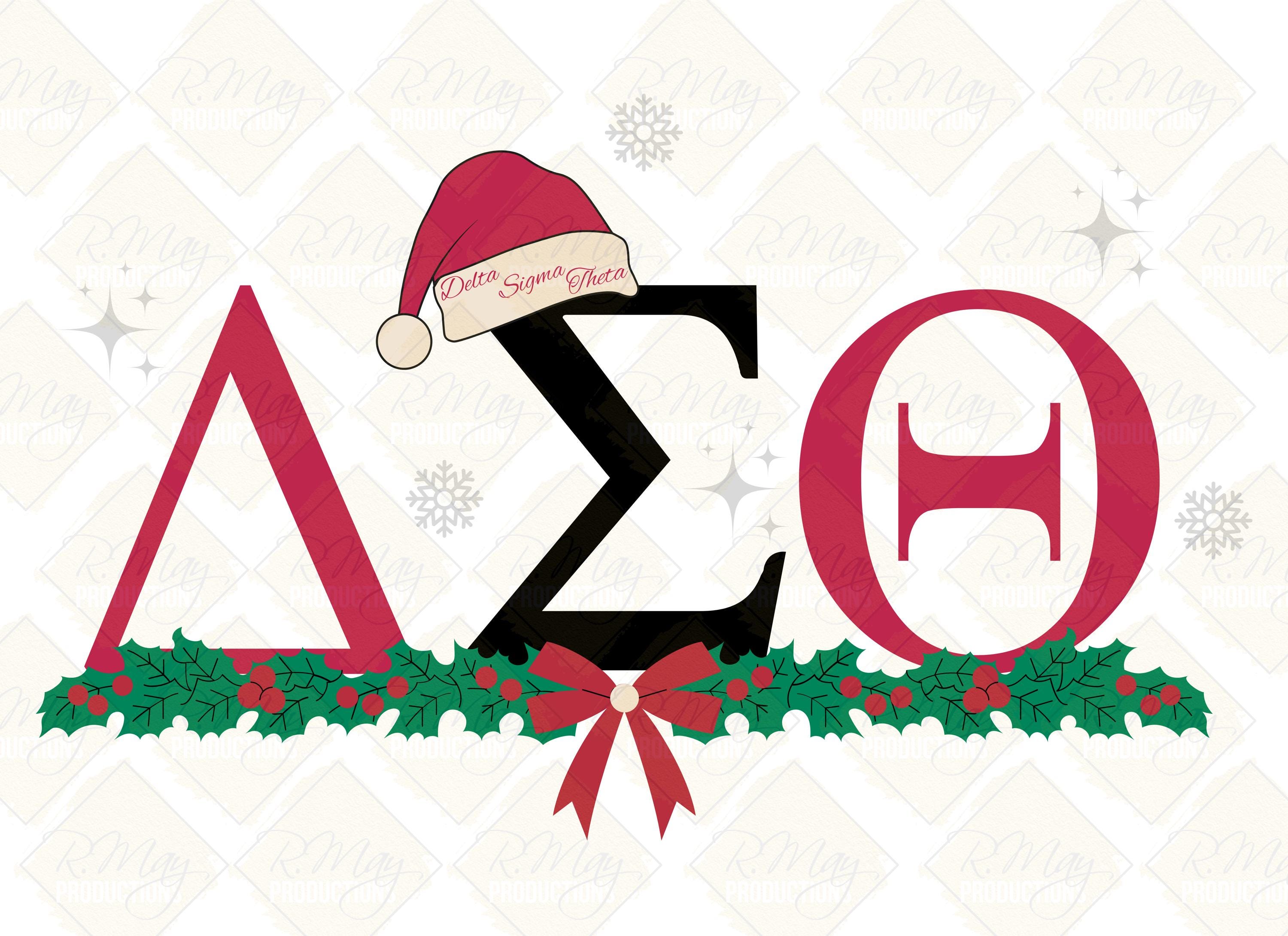 Happy Holidays, Delta 1913 DST Christmas Design-delta Sigma Theta- SVG ...