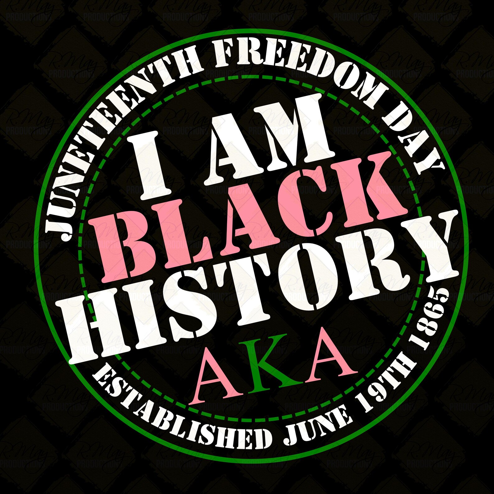 Black History Juneteenth SVG: AKA Design, Alpha Kappa Alpha (digital ...