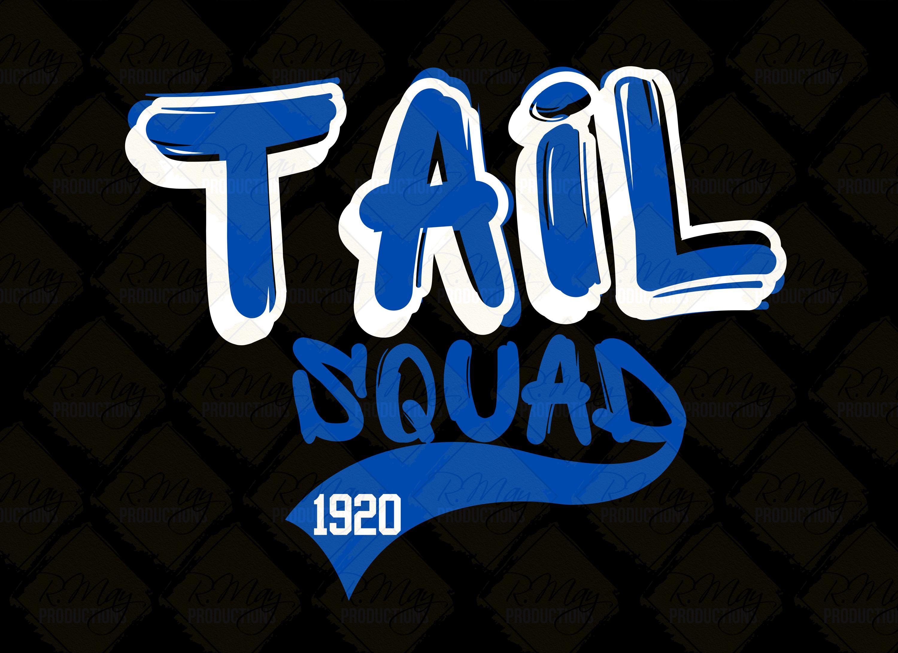 Zeta Phi Beta Tail Squad SVG PNG JPG - Zphib 1920 Design (digital ...