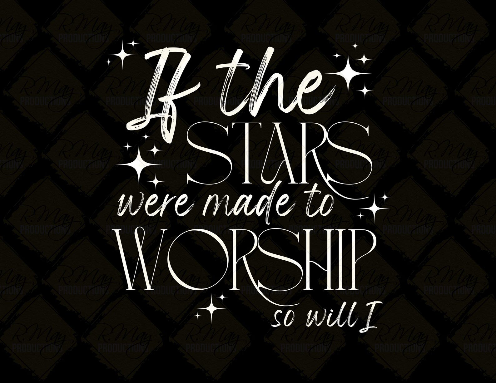 Stars Worship Christian SVG: Religious Scripture Digital Files (ZIP) - Etsy