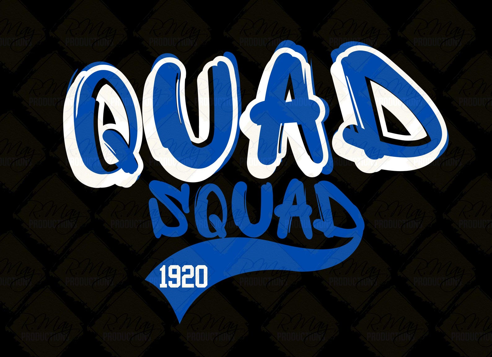 Zeta Phi Beta Quad Squad SVG PNG JPG - Zphib 1920 Design (digital ...