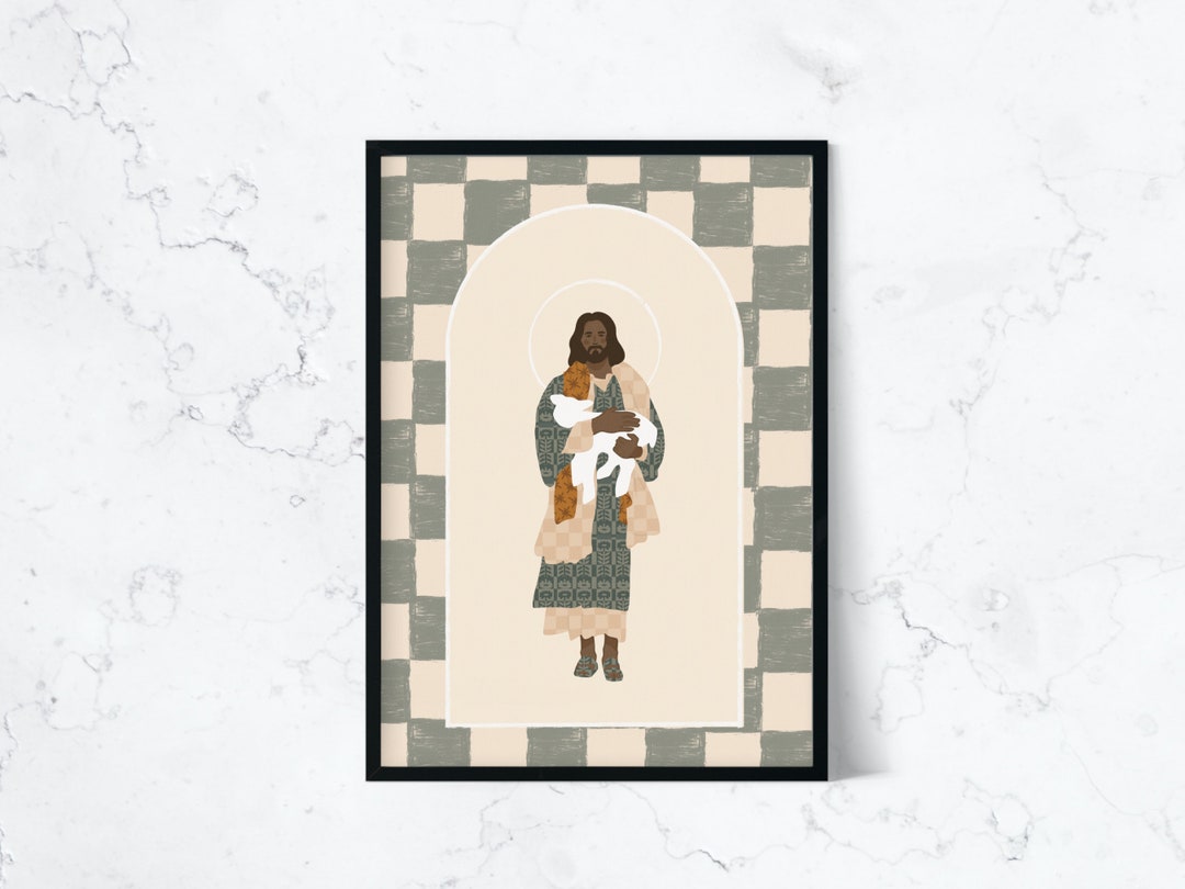 Good Shepherd | Jesus Christ Art | Printable Art, Digital Download ...