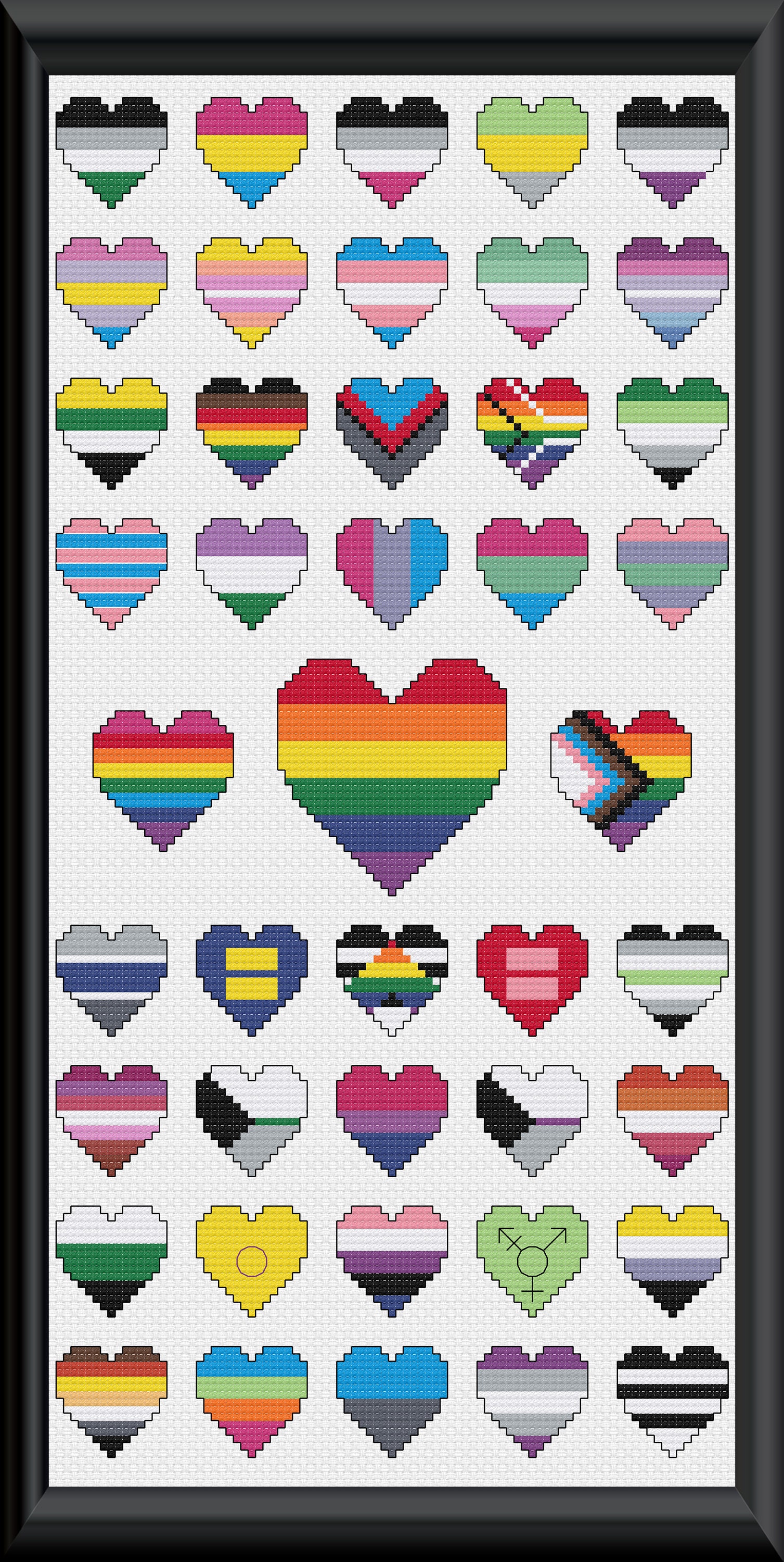 Heart Pride Flags - Etsy