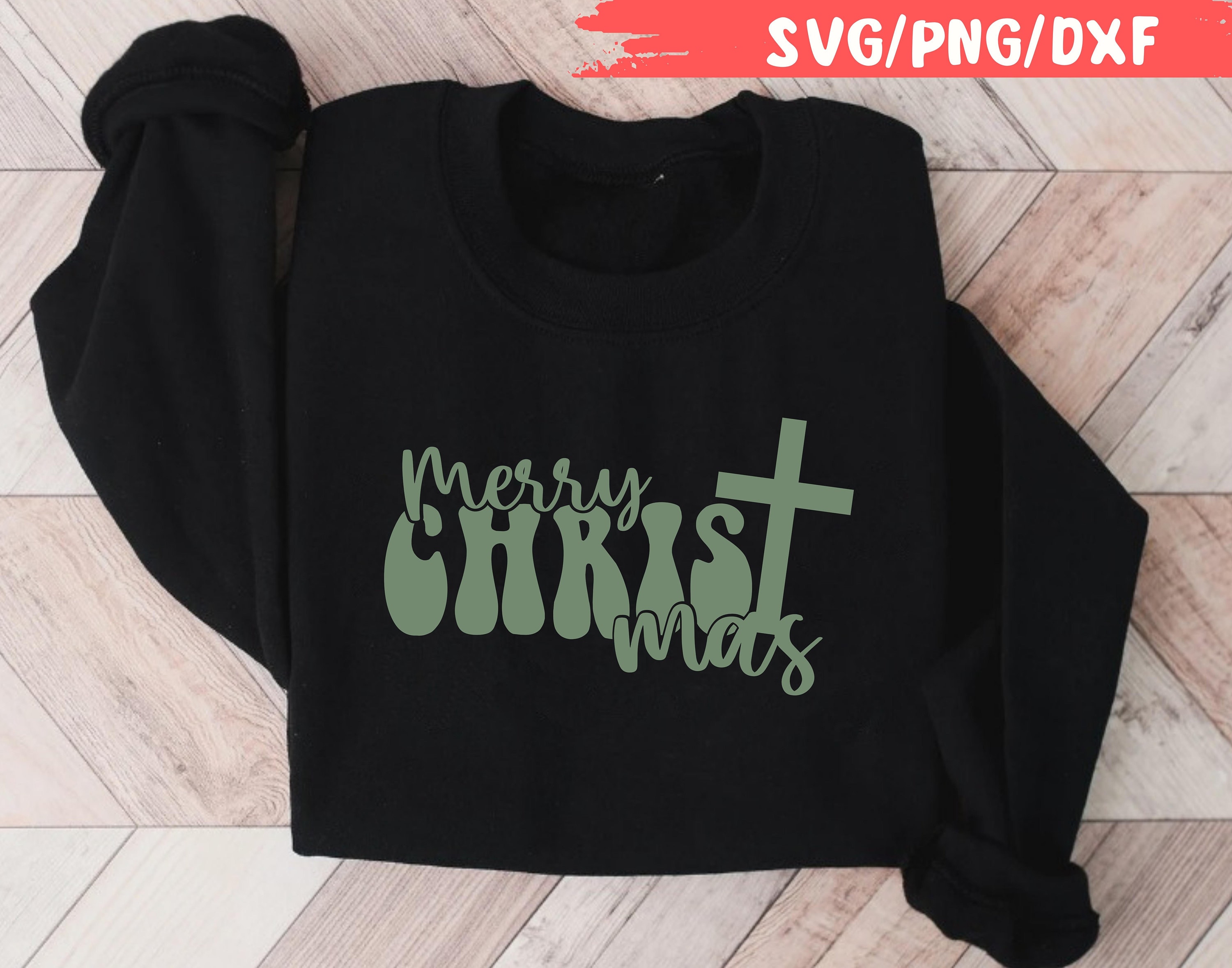 Merry Christmas SVG Christian Christmas SVG Christmas Shirt - Etsy