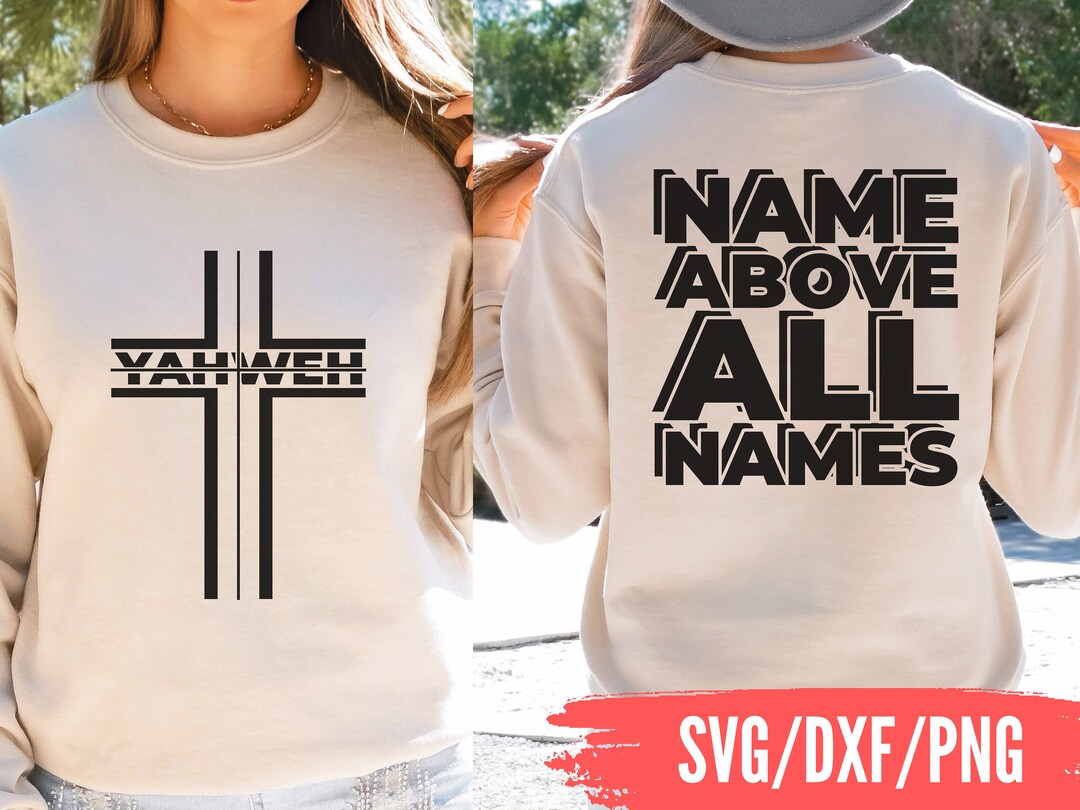 Yahweh Cross SVG: Christian Shirt Design (digital Download) - Etsy