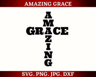 Grace SVG Grace Upon Grace Svg Religious Svg Bible Svg - Etsy