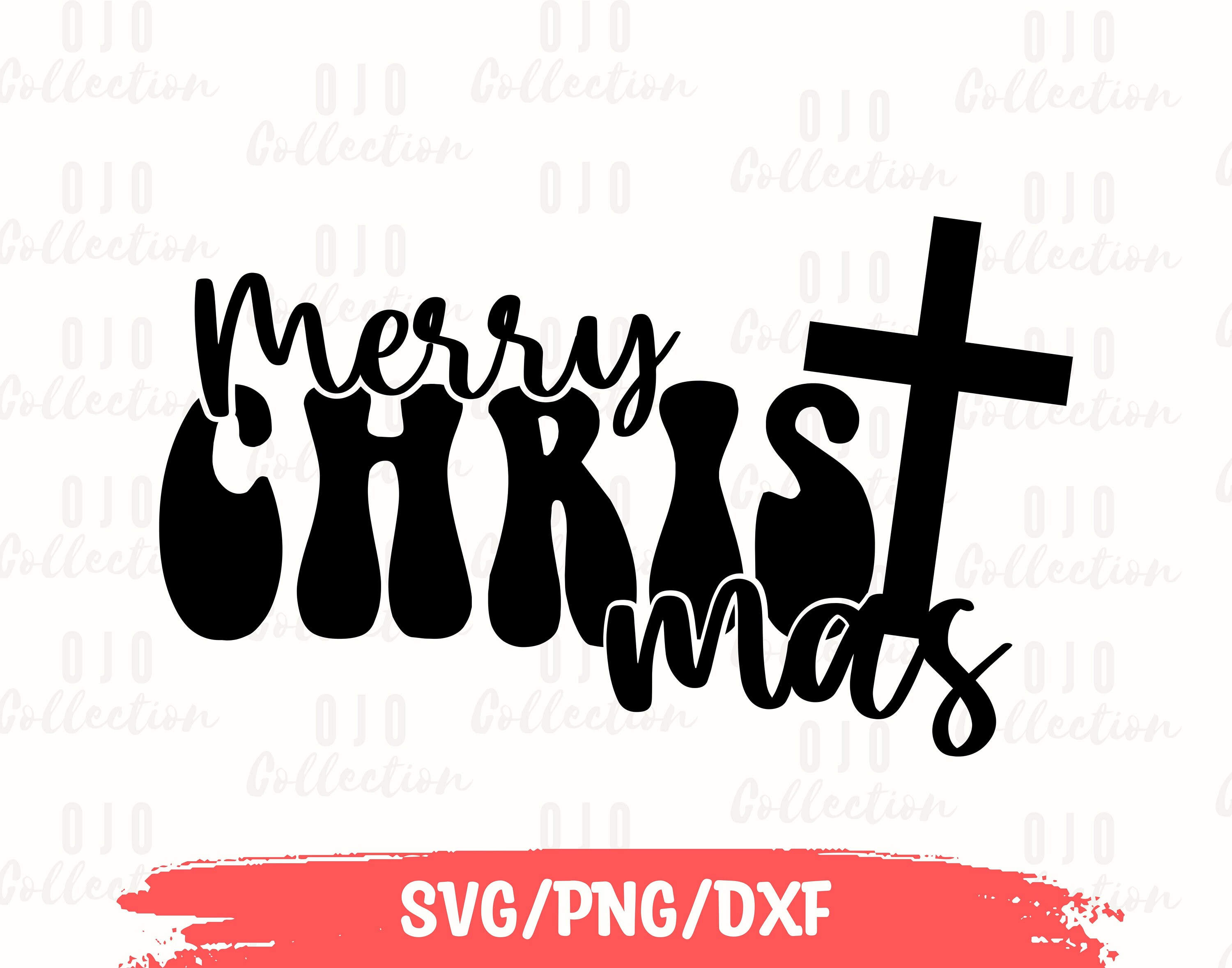 Merry Christmas SVG Christian Christmas SVG Christmas Shirt - Etsy