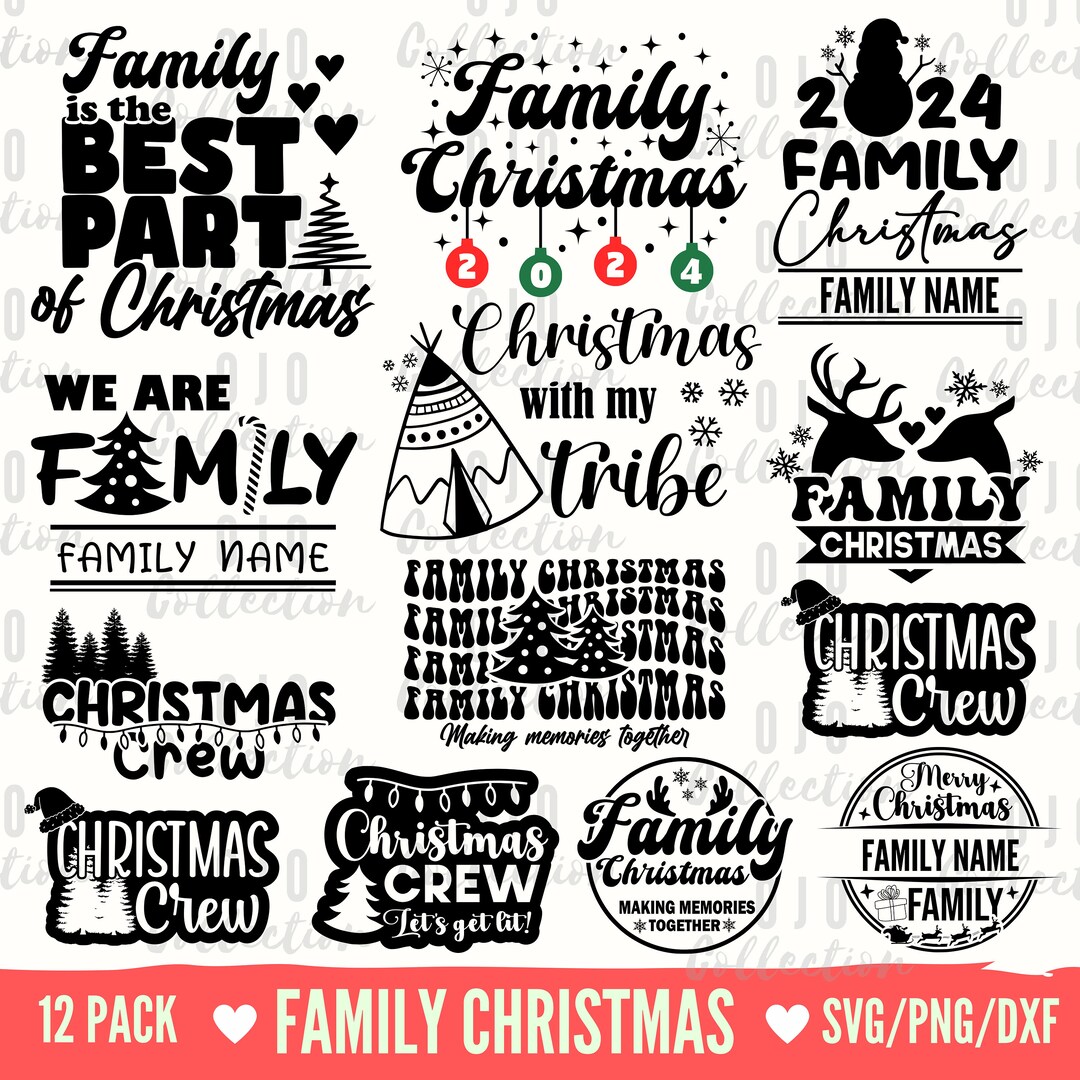 Family Christmas SVG, Christmas 2024 SVG, Christmas Crew Svg, Christmas ...