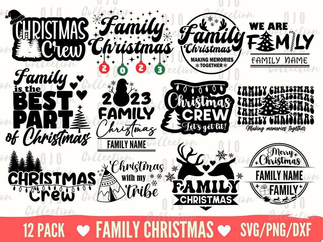 Christmas Crew Svg, Family Christmas SVG, Christmas Shirt SVG, Family ...
