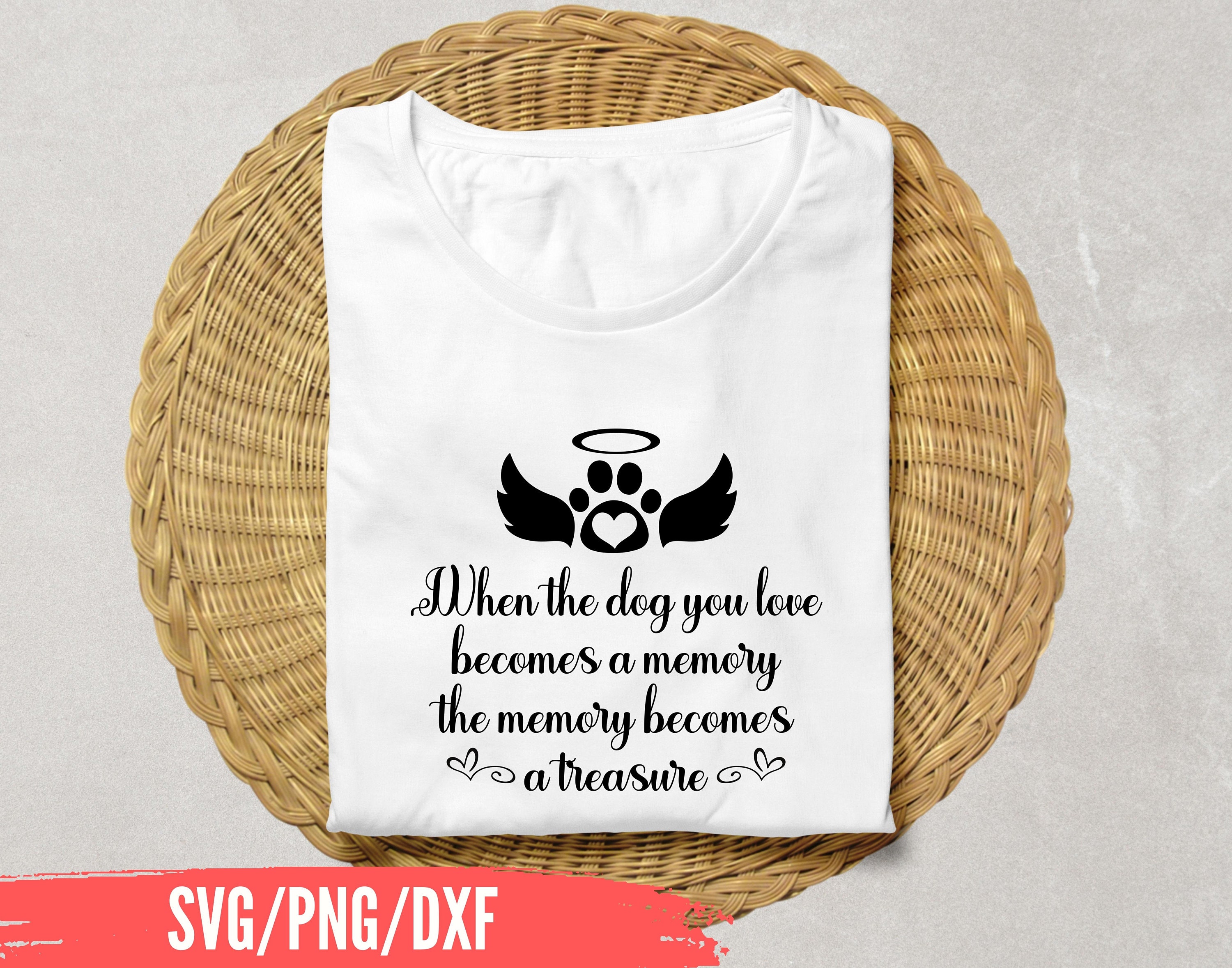 Dog Memorial SVG in Loving Memory SVG Pet Memorial SVG - Etsy Australia