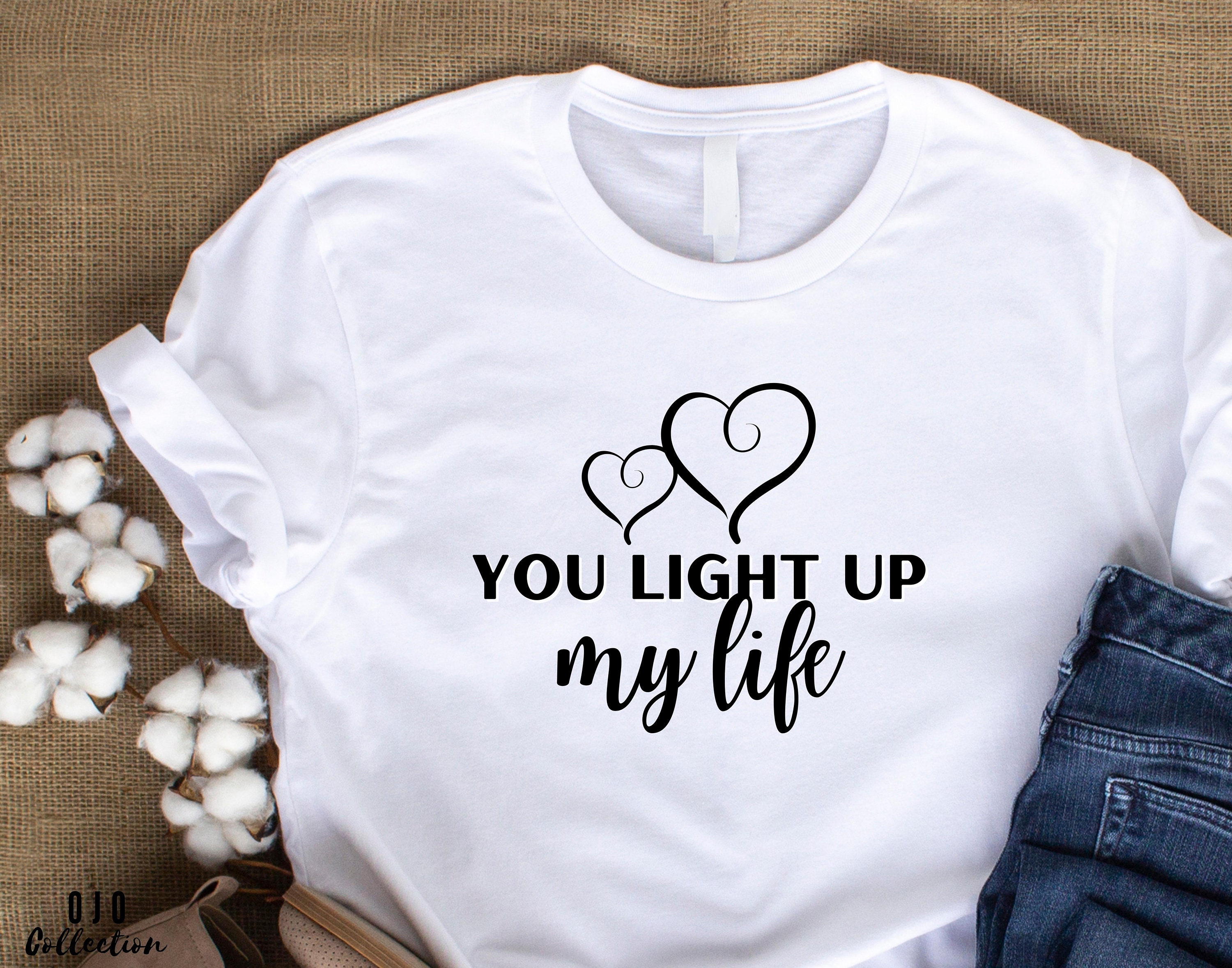 You Light up My Life SVG Valentine SVG Love SVG Heart Svg - Etsy