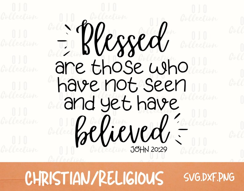 Blessed SVG Bible Verse SVG Scripture SVG Christian Svg - Etsy
