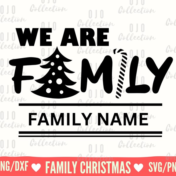 Family Christmas Svg - Etsy
