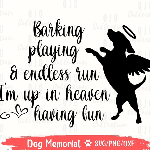 Dog Memorial Svg - Etsy